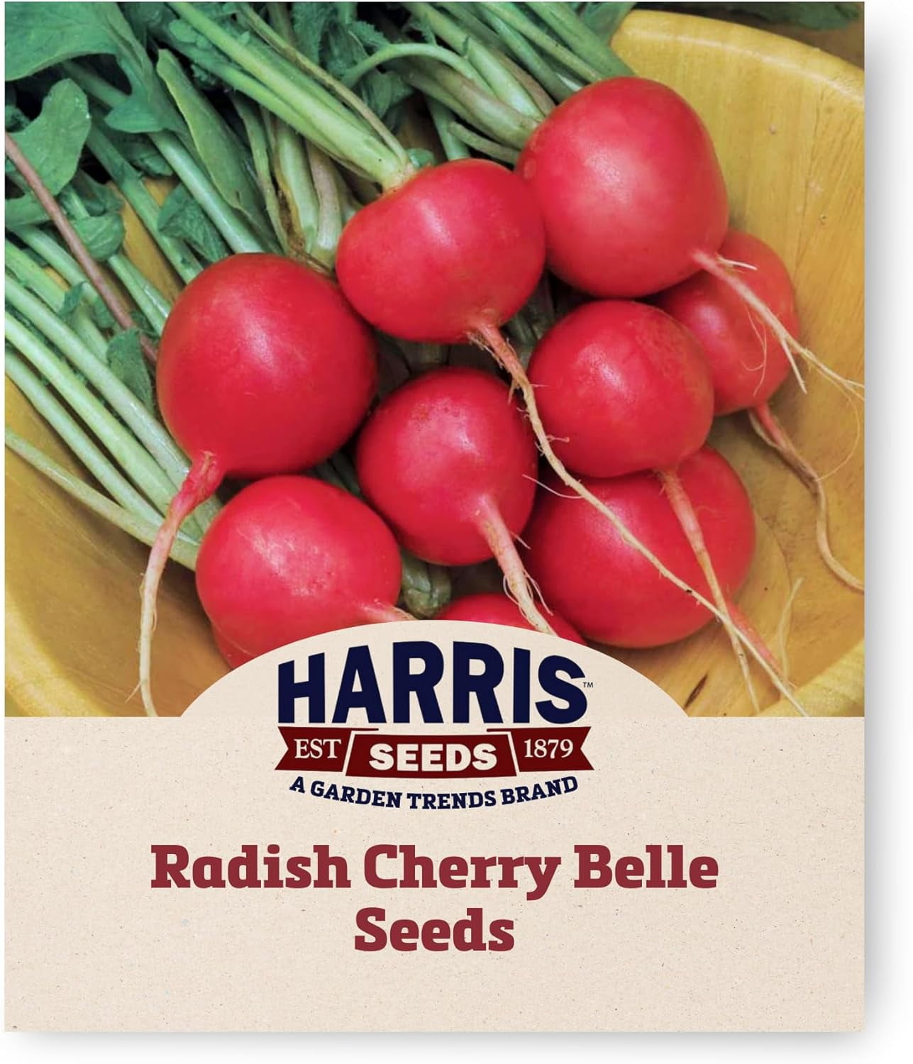 Harris Seeds - Cherry Belle Radish Seeds Organic, 1,000 Seeds - Walmart.com