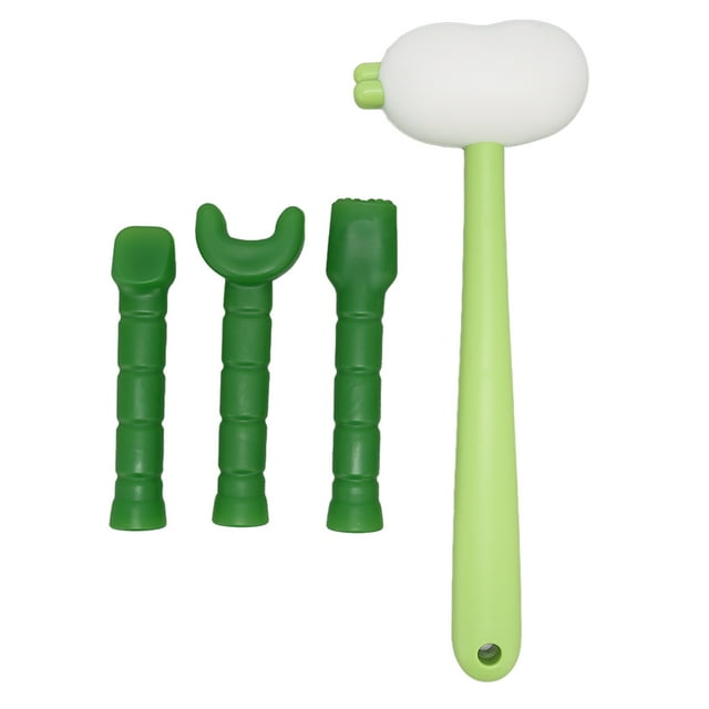 Radish Hammer Therapy Massage Tool Fatigue Relief Green For Shoulder Neck Lumbar Spine Joints