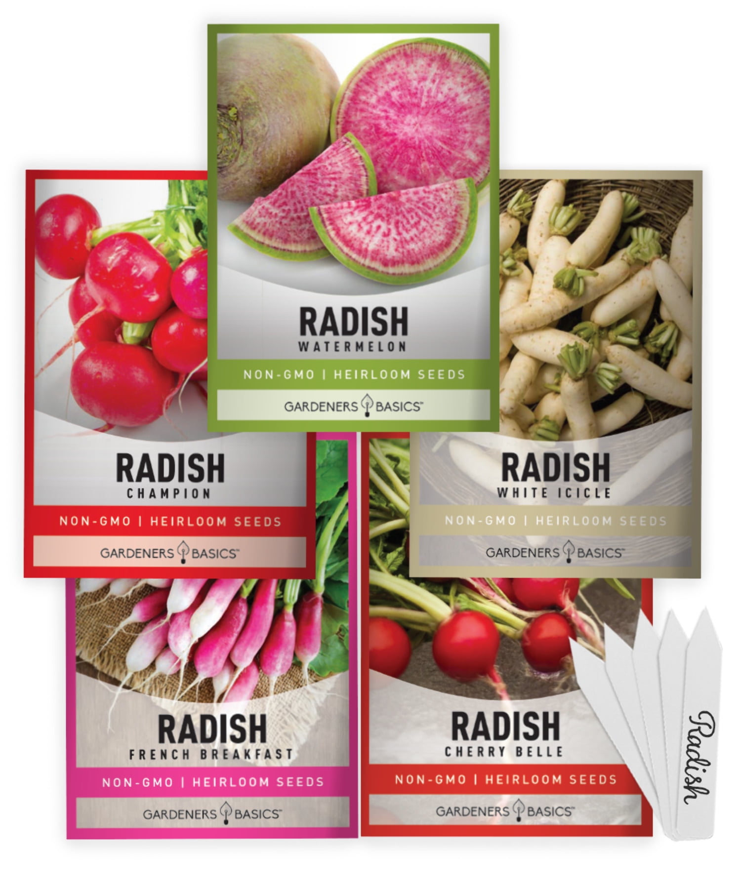 Radish Seed Assortment | 5 Variety Pack - Walmart.com