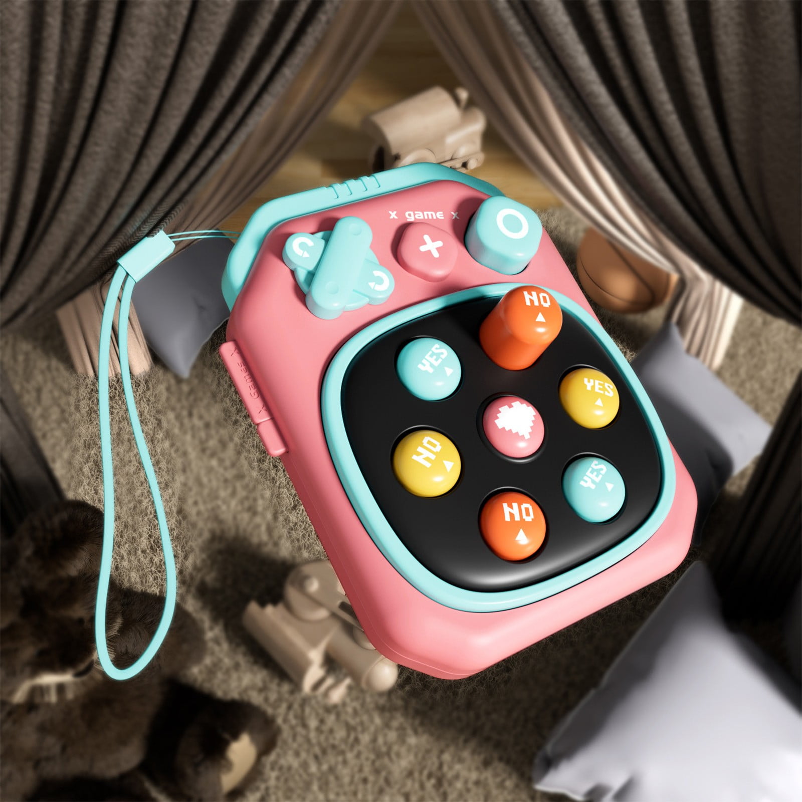 Radish Whack-a-Mole Push Game Interactive Stress Relief Puzzle Toy ...