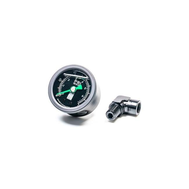 Radium Engineering 90 deg 0-100 psi Fuel Pressure Gauge with Adapter ...