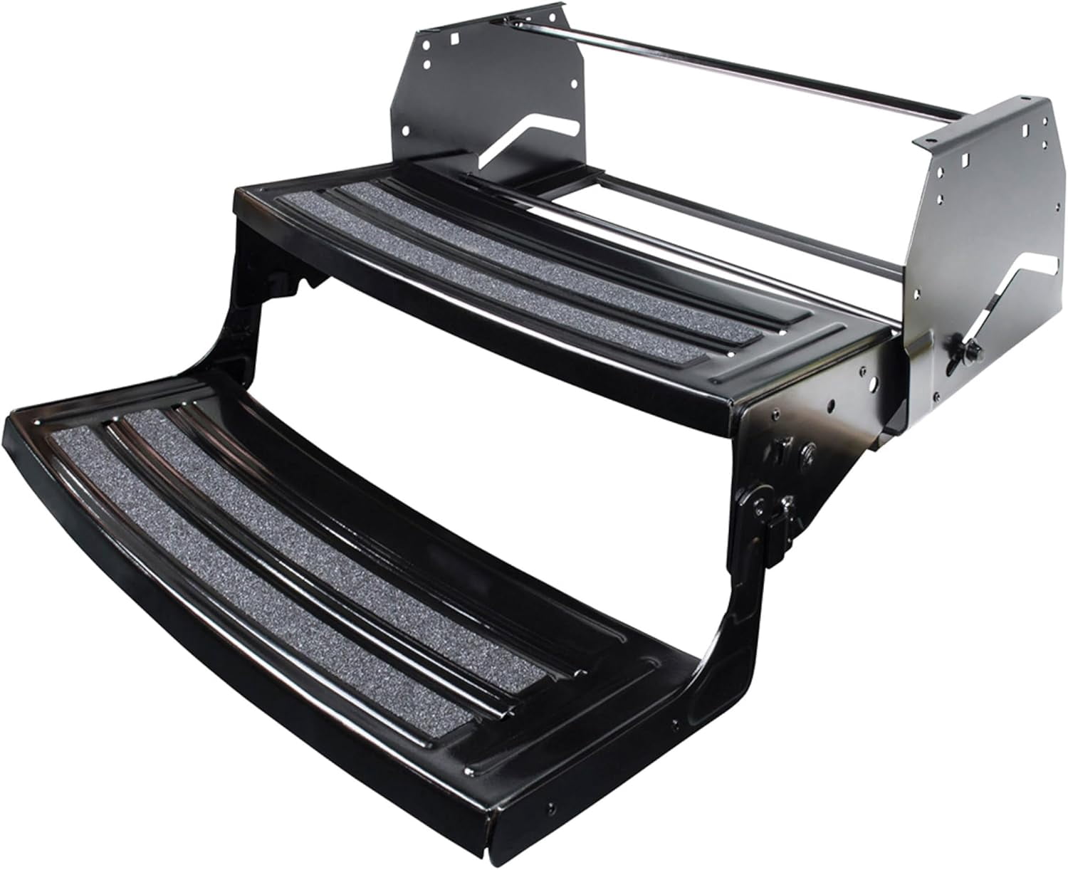 Radius Double Manual RV Step Assembly Rise . -Slip Steps Compact -Hand ...