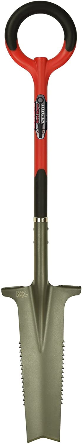 Free Shipping! Radius Garden 22811 Root Slayer Drain Spade, Red ...