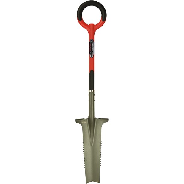 Radius Garden 22811 Root Slayer Drain Spade, Red - Walmart Business ...