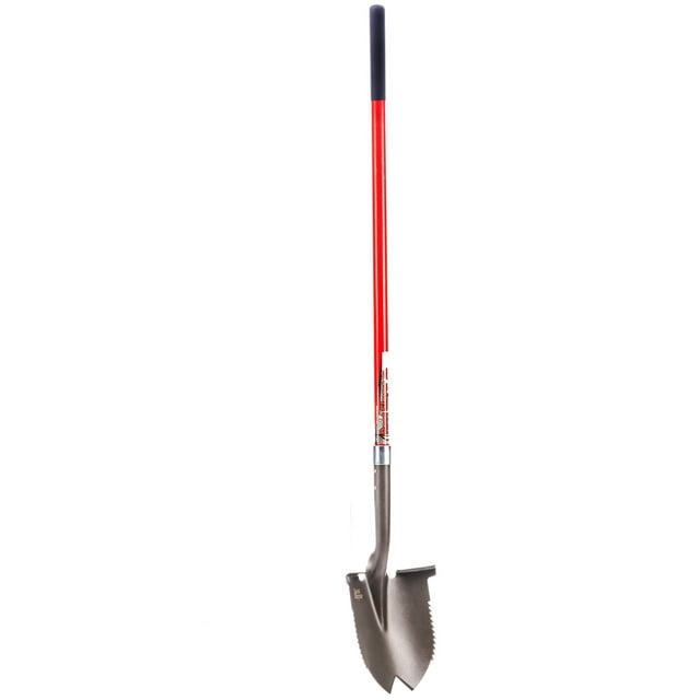 Radius Garden 23211 Root Slayer Round Head Shovel XL, Red - Walmart.com