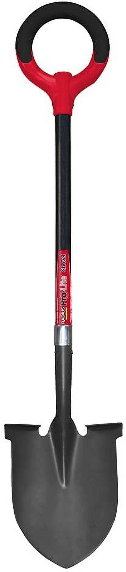 Radius Garden 25211 PRO-Lite Carbon Steel Shovel, Red - Walmart.com