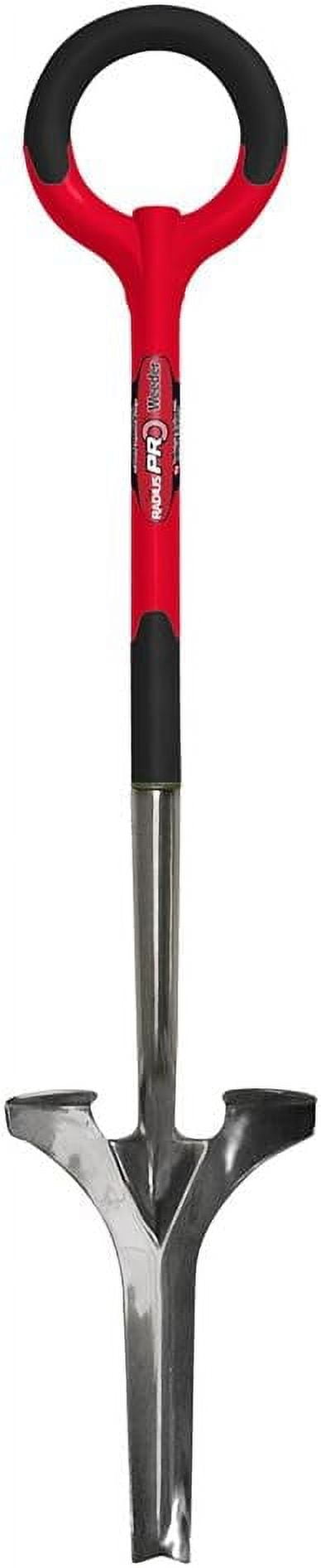 Radius Garden PRO Ergonomic Stainless Steel Weeder, Red - Walmart.com