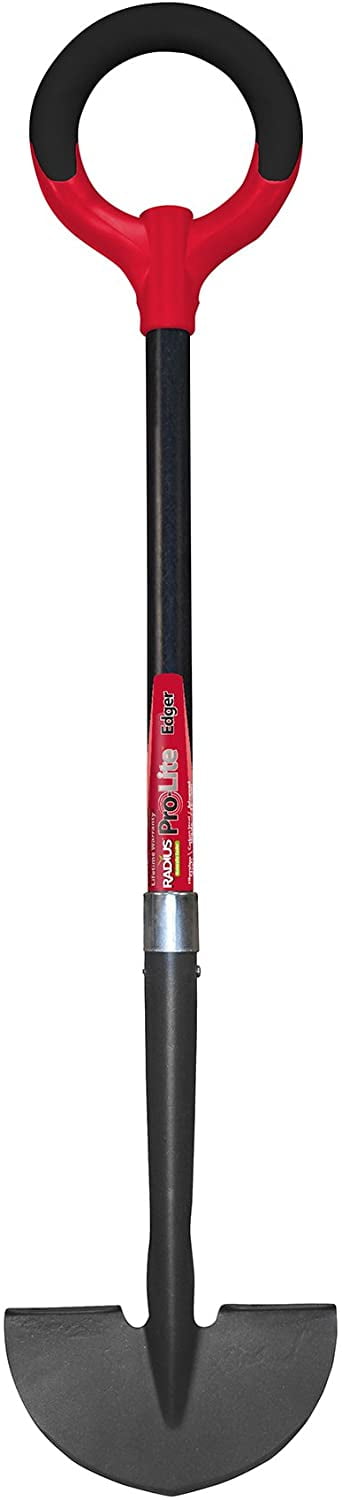 Free Shipping! Radius Garden 25611 PRO-Lite Carbon Steel Edger, Red ...