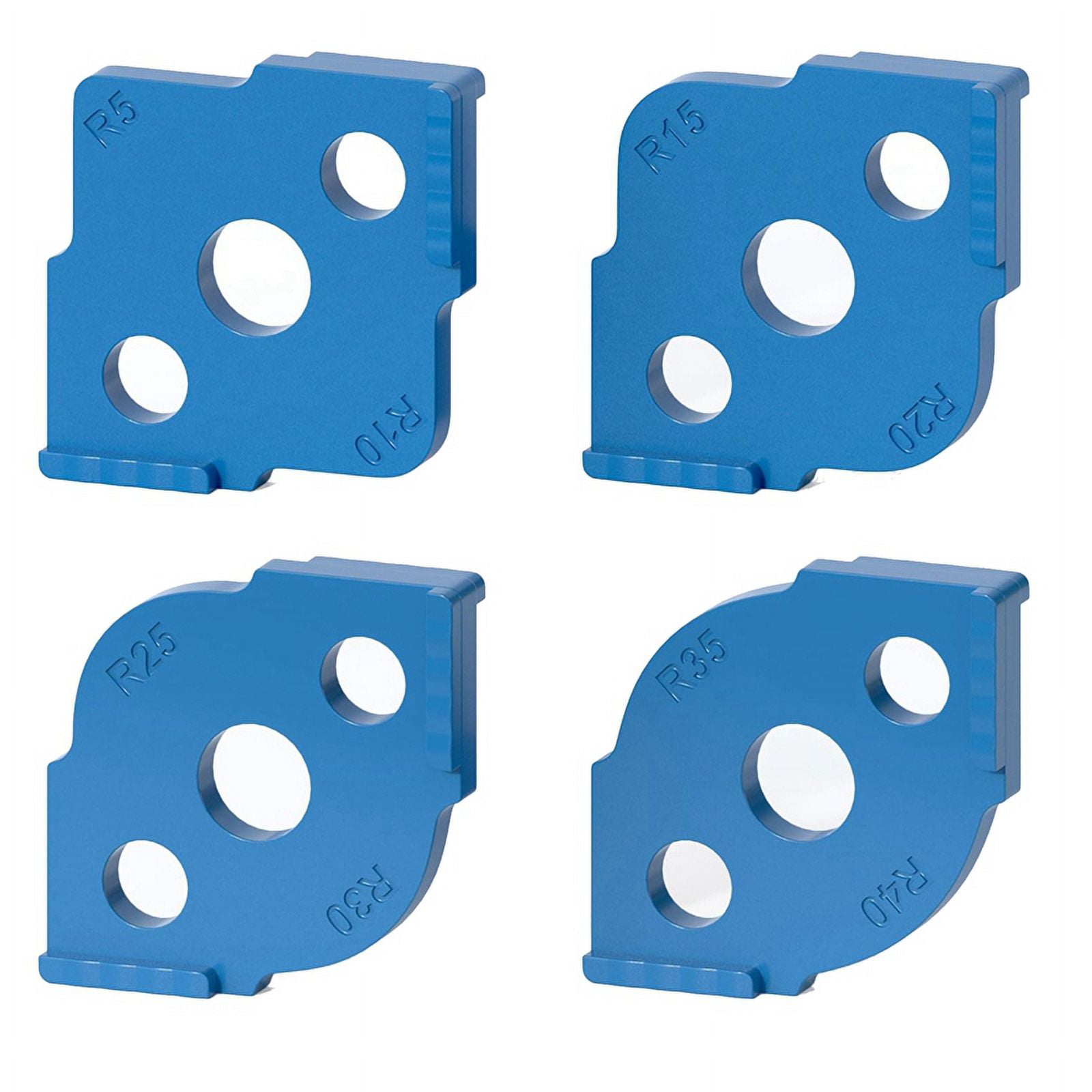 Radius Jig Router Templates 4 Pcs, Corner Radius Routing Templates ...