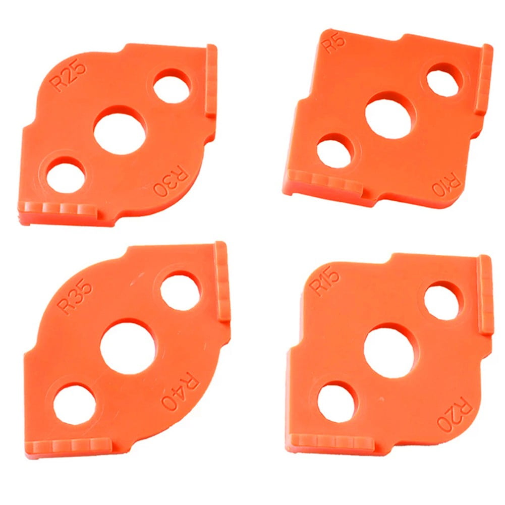 Radius Jig Router Templates Corner Radius ABS High Hardness Router Bit ...