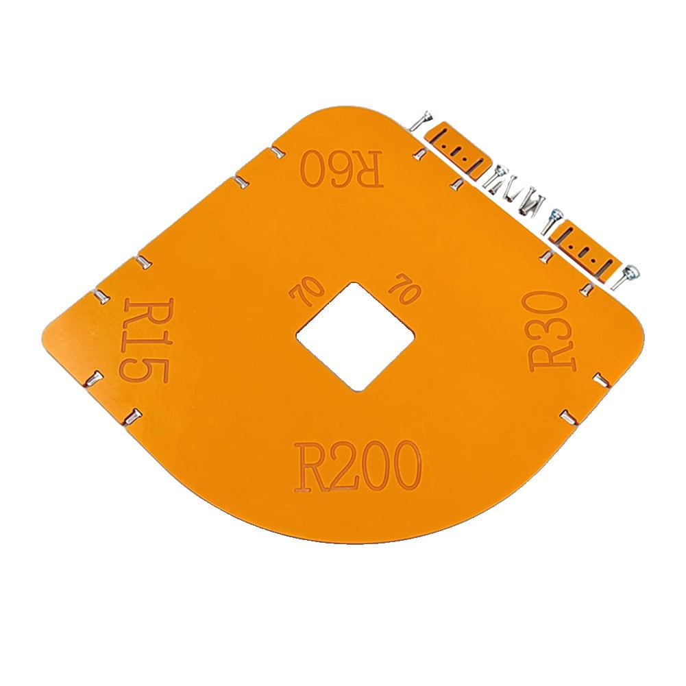 Radius Jig Router Templates Rounded Positioning Abrasives Rounded ...