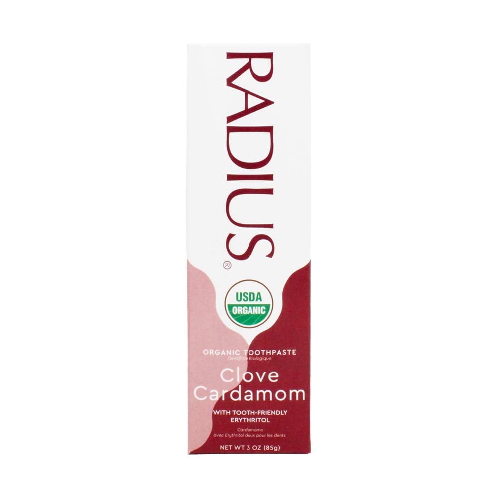 Radius Organic Toothpaste Clove Cardamom - 3 oz Pack of 2 - Walmart.com