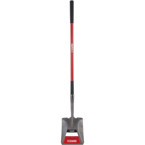 Radius Premium Long Handle Square-Point Shovel, Fiberglass Shaft ...
