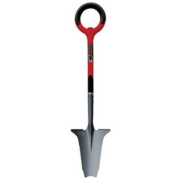Radius Garden 23211 Root Slayer Round Head Shovel XL, Red - Walmart.com