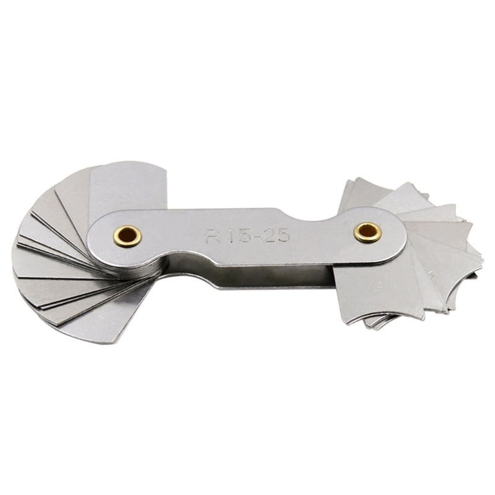 Radius Template R Gauge R15-25 Radius Gage Plate Fillet Gaug External ...