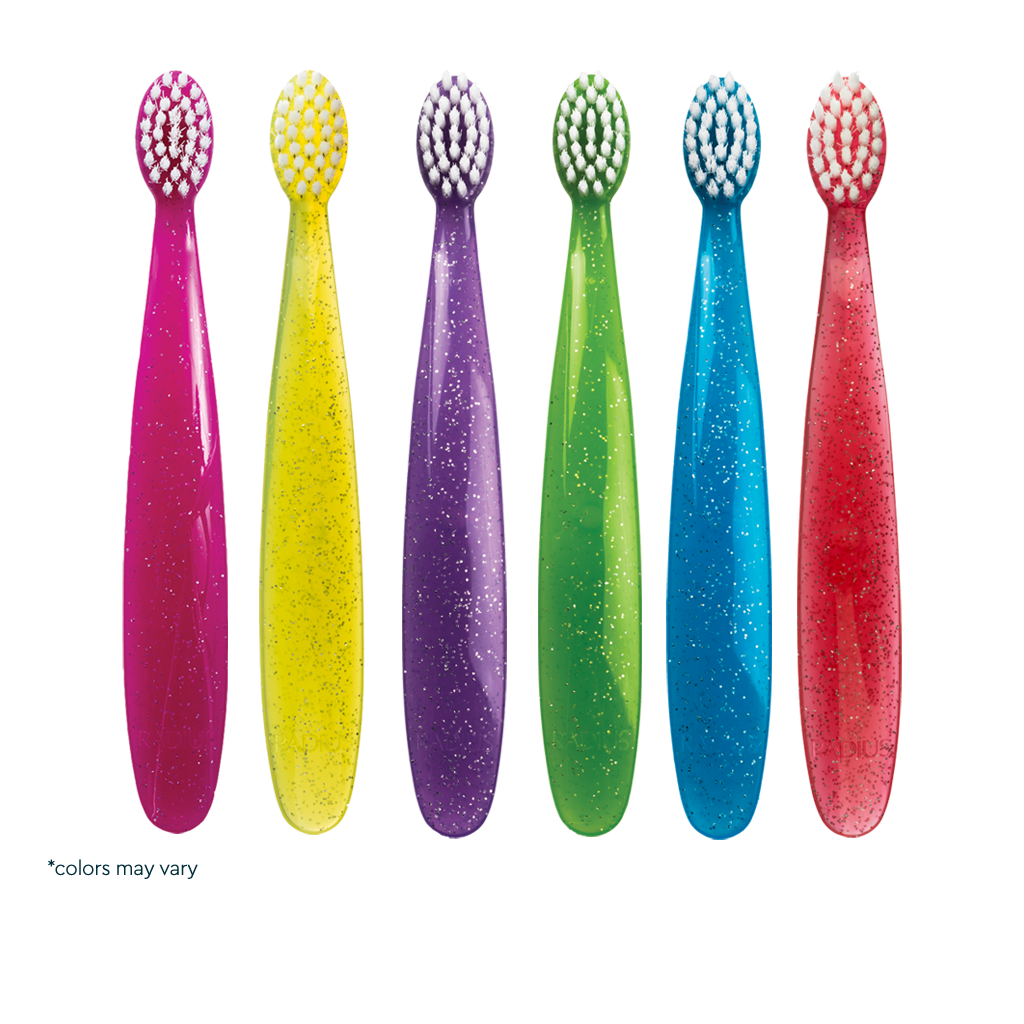 Radius Totz Extra Soft Toothbrush for Ages 18 Months+, Clear Sparkle ...