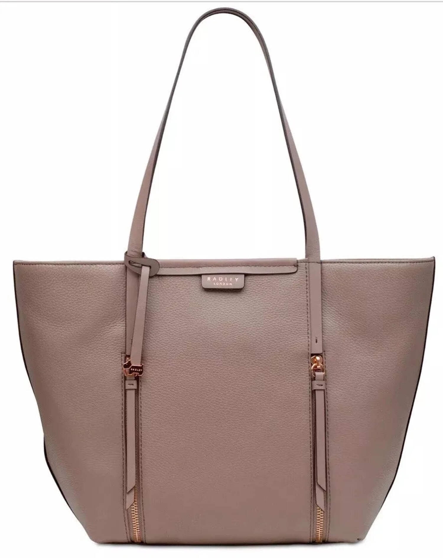 Radley London Penhurst Extra-Large Leather Zip Tote - Mink - Walmart.com