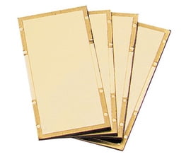 Radnor 2" X 4 1/4" Shade 8 Gold-Coated Polycarbonate Filter Plate (3 ...