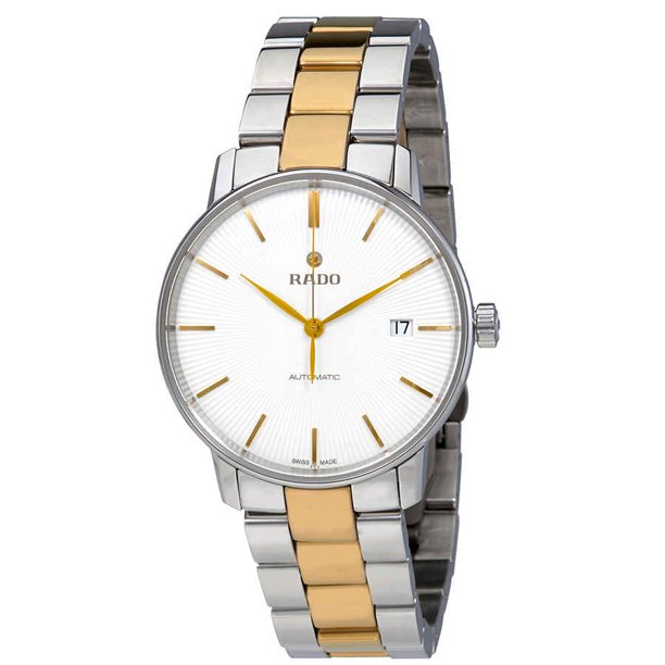 Rado Coupole Classic L Silver Dial Two-tone Men's Watch R22860032 ...