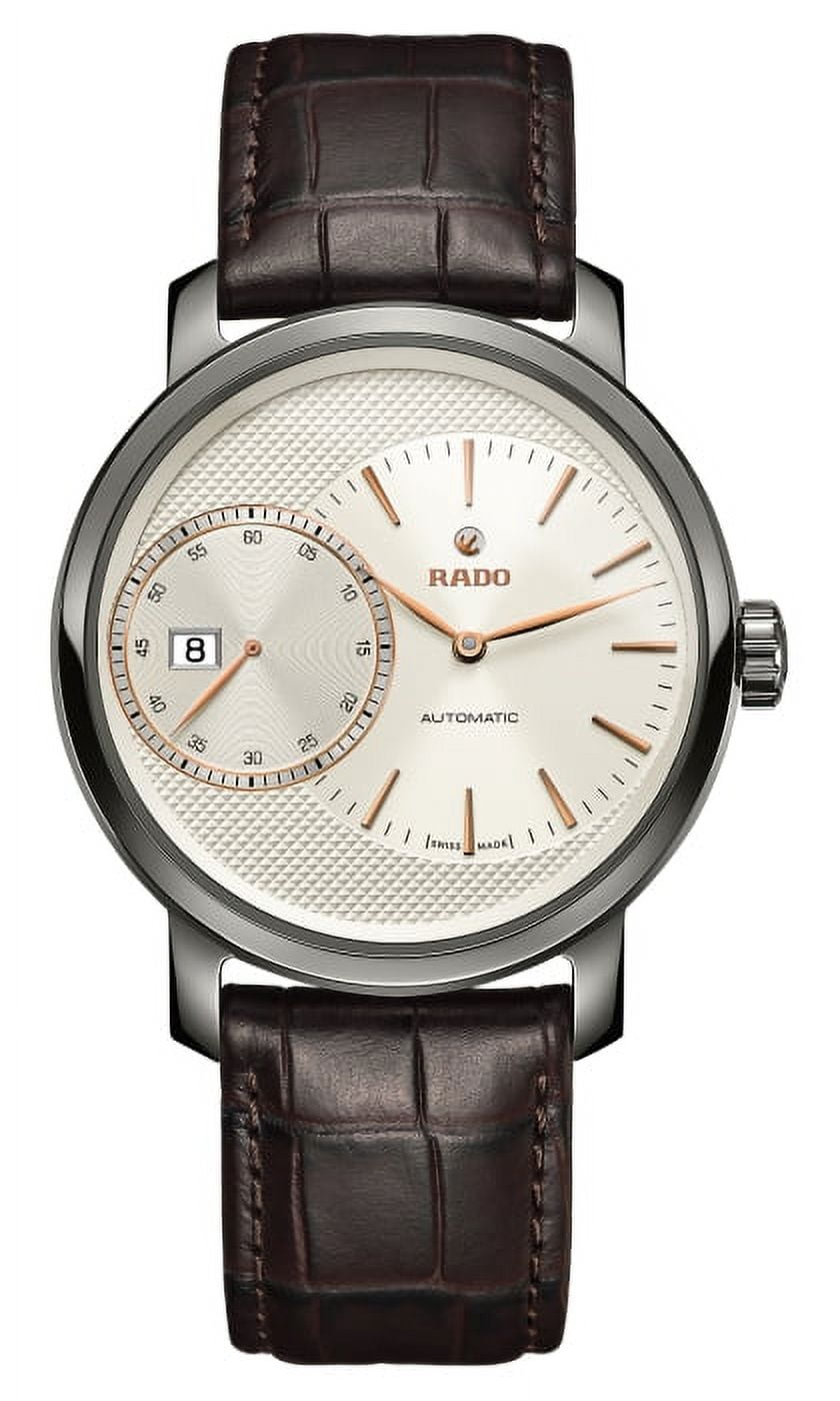 Rado Diamaster Leather Automatic Mens Watch R14129116 - Walmart.com