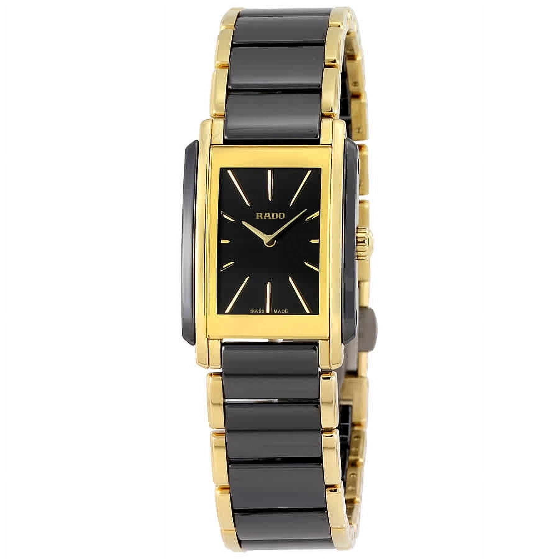 Rado Integral Black Dial Ladies Watch R20224152 - Walmart.com