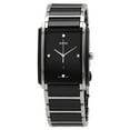 Rado Integral Jubile Black Dial Black Ceramic Watch R20206712 - Walmart.com