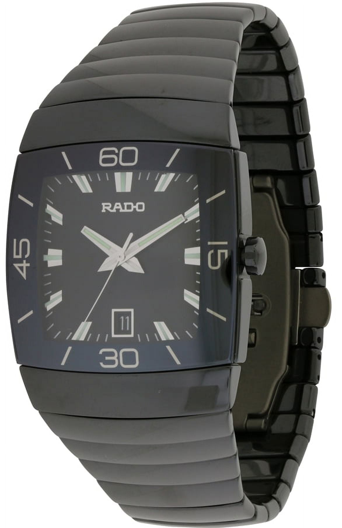 Rado Sintra Black Ceramic Mens Watch R13796152 - Walmart.com