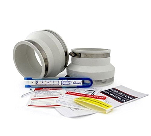 Radon Fan Installation Kit (Rubber couplings, manometer and system ...