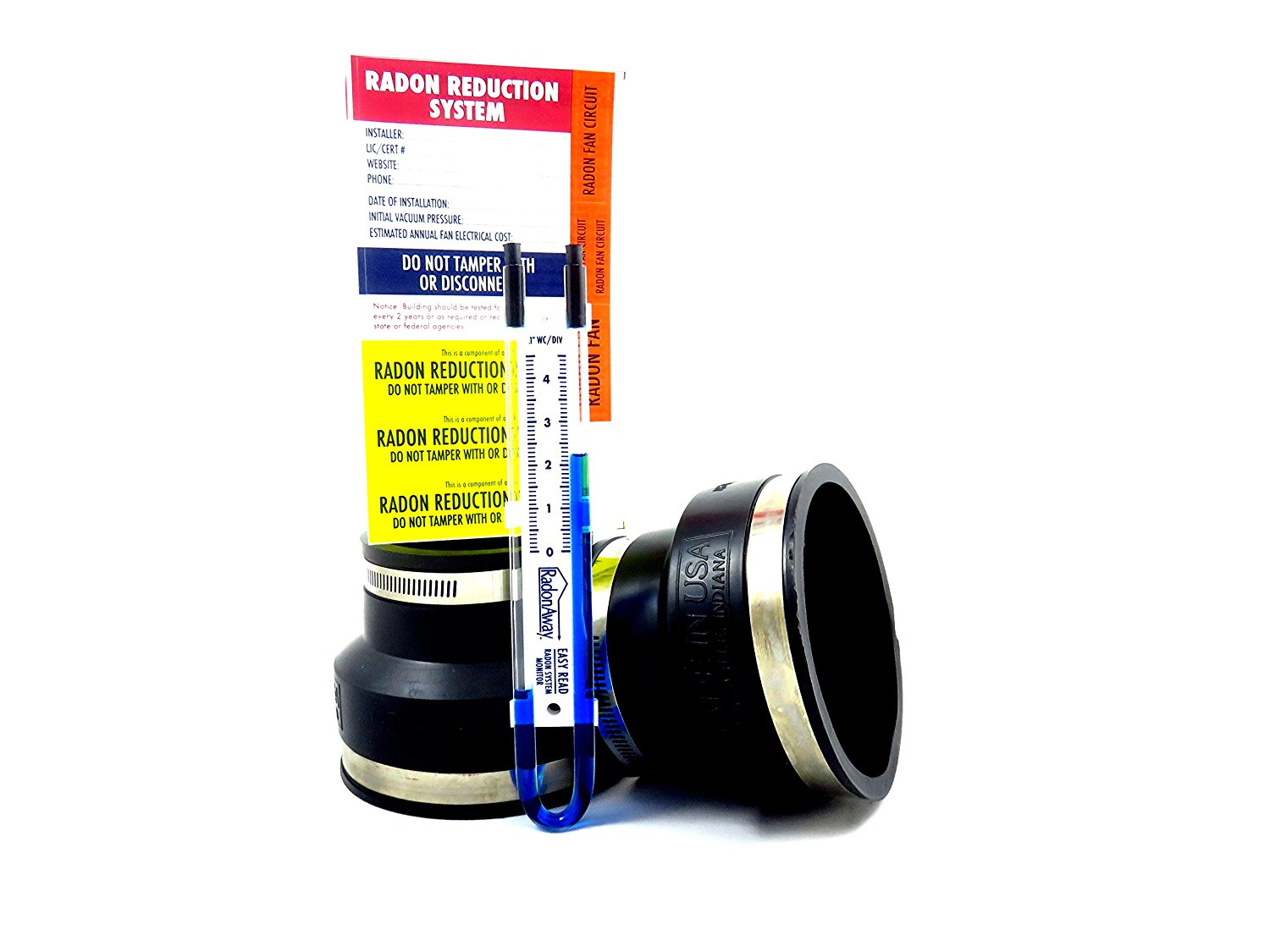 Radon Mitigation Install Kit 3x4 Black - Walmart.com