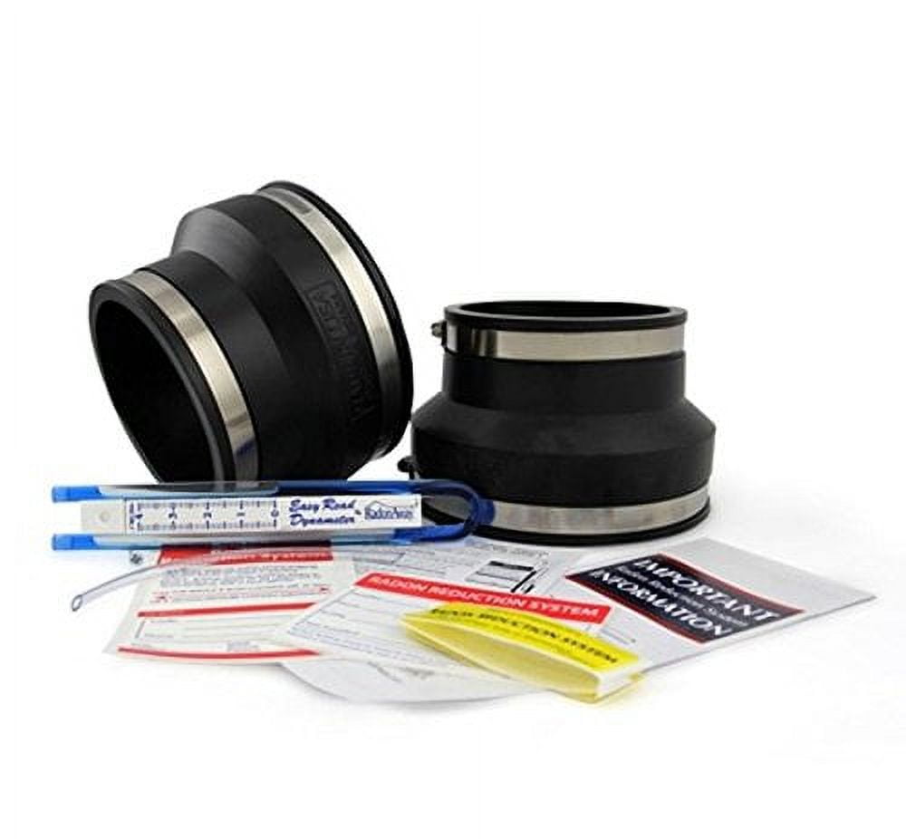 Radon Mitigation Install Kit 4x6 Black - Walmart.com