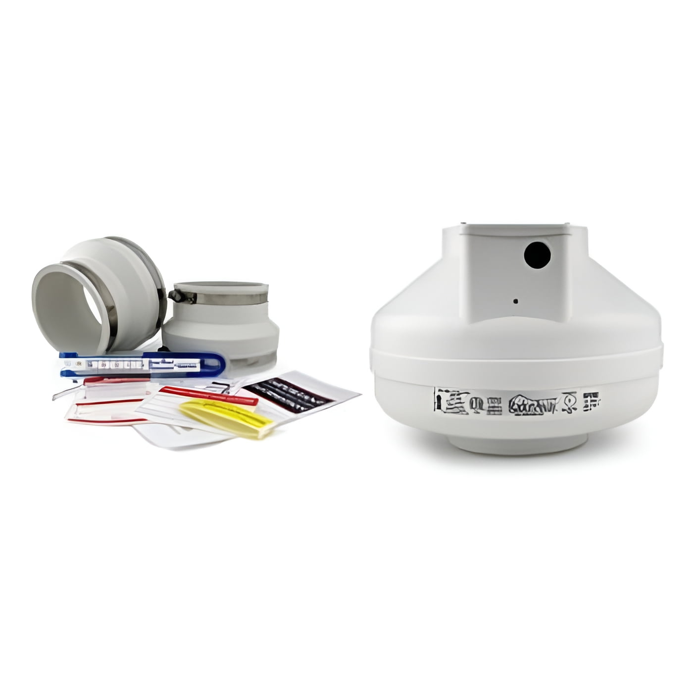 RadonAway RP265 Radon Mitigation Fan + 4x6 Install Kit - Walmart.com