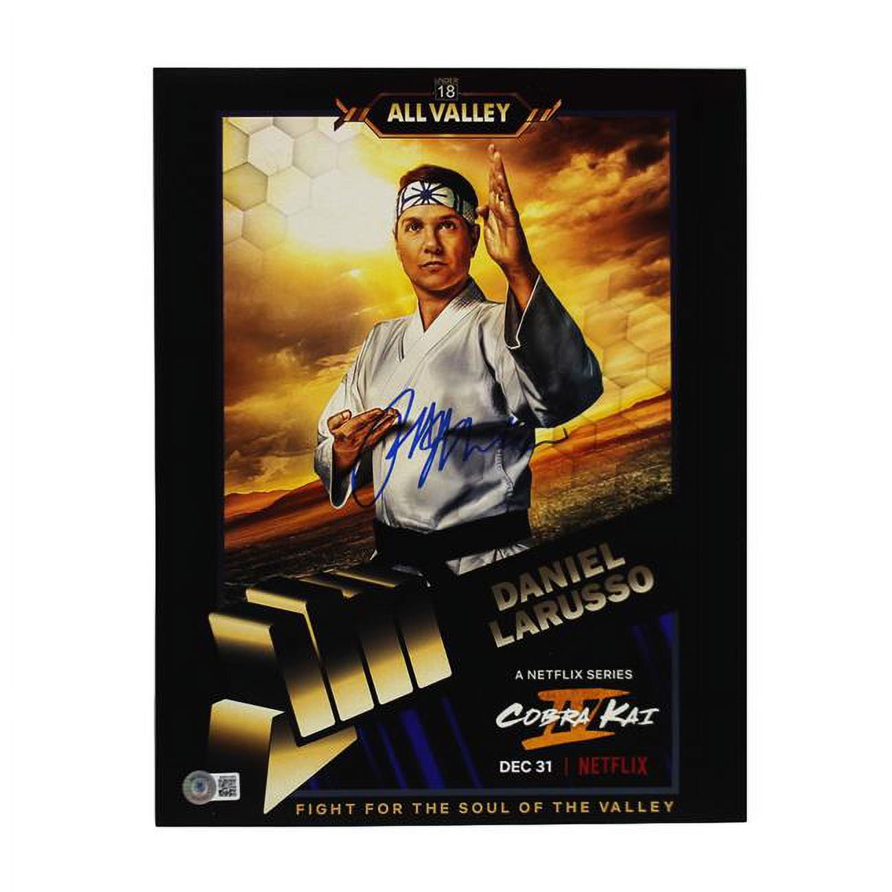 Radtke Sports 22389 11 x 14 in. Ralph Macchio Signed Cobra Kai Unframed ...