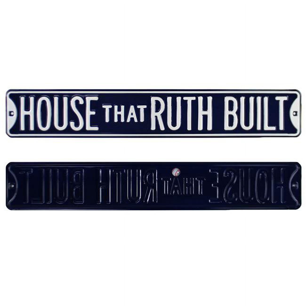 Radtke Sports 36 x 6 in. York Yankees House That Ruth Built Officially ...