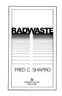 Pre-Owned Radwaste: Nuclear Waste Hardcover Fred C. Shapiro - Walmart.com
