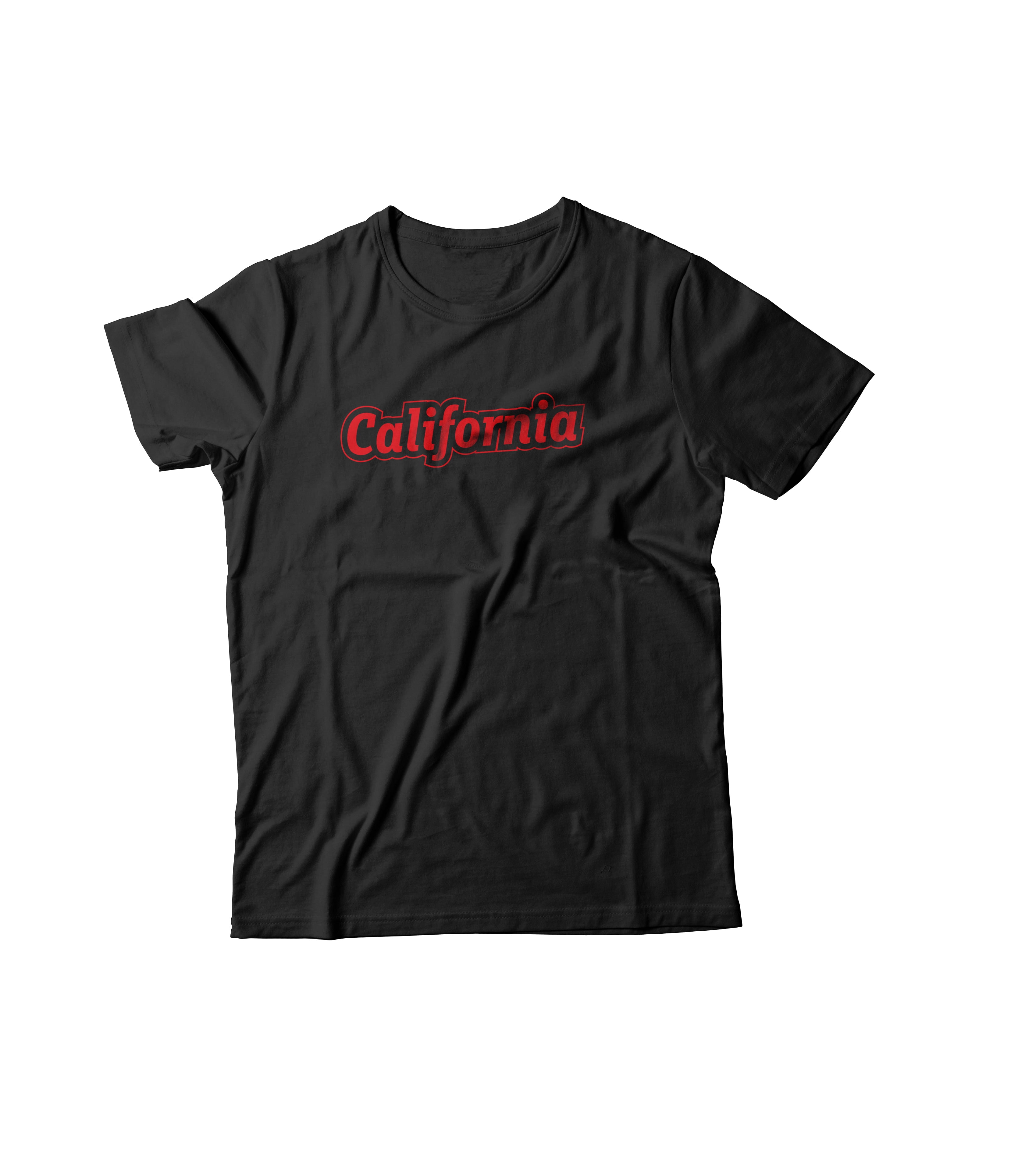 Radyan DTG Graphic T-Shirts with State Name, California Tees - Walmart.com
