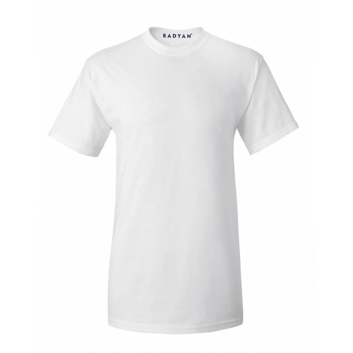 Radyan's Men's Crew Ultra Soft Plain Short-Sleeve Adult Value T-Shirts ...