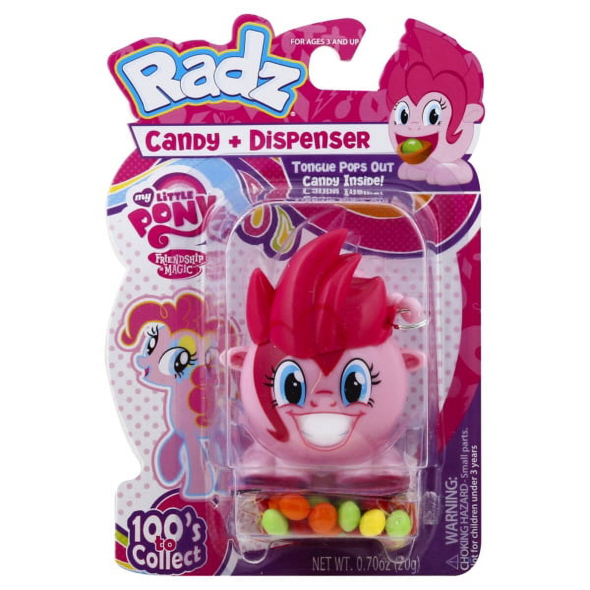 My Little Pony Candy Dispenser - Pinkie Pie Tongue Pop Out - Walmart.com