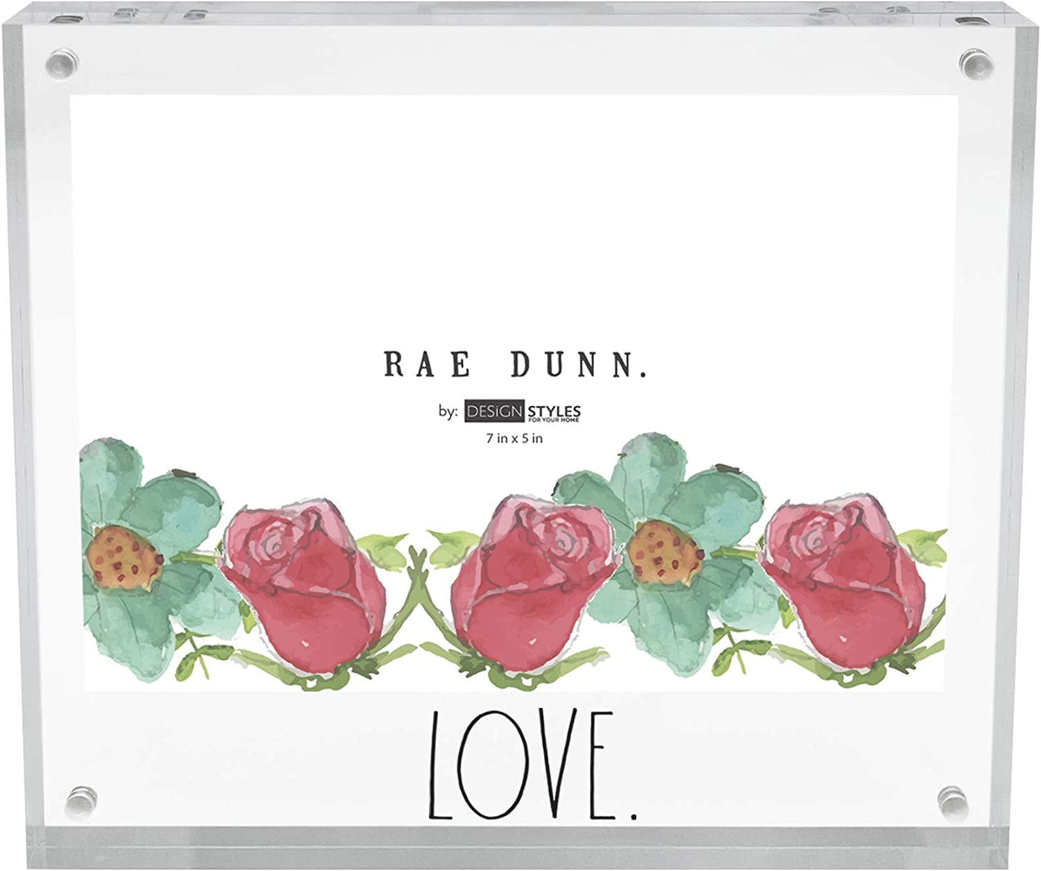 Rae Dunn Acrylic Frame - 5 x 7 Clear Acrylic Picture Frame - Free ...