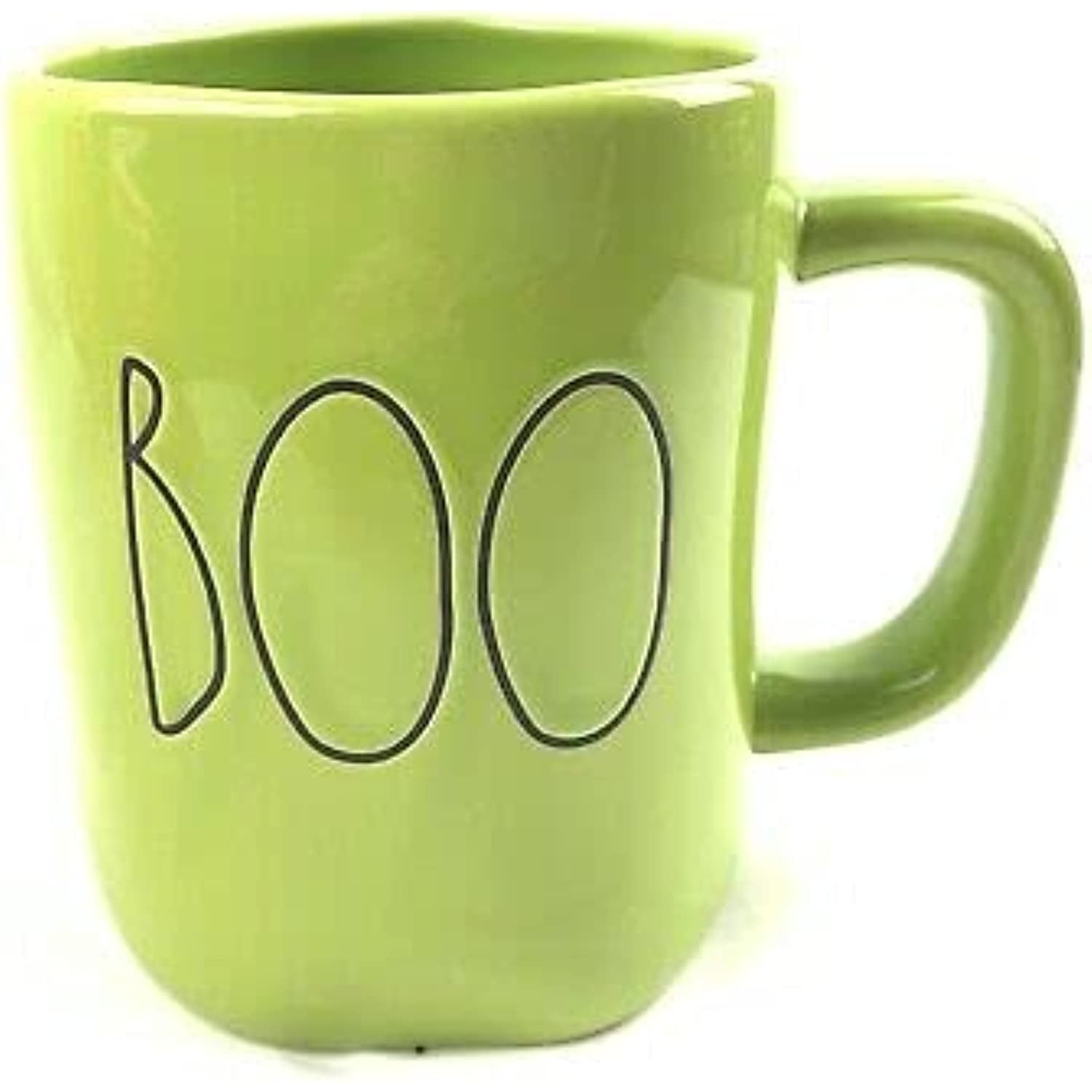 Rae Dunn BOO Green Halloween Ceramic Mug - Walmart.com