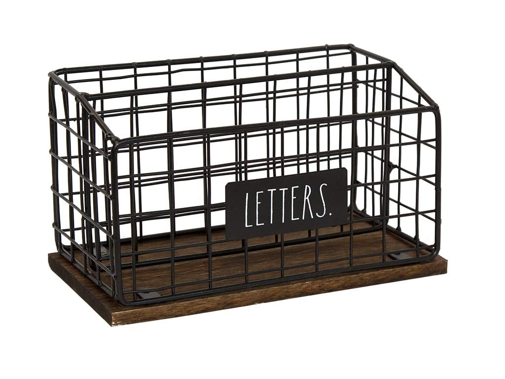 Rae Dunn Desktop Letter Holder ‚Äì 2 Compartment Mail and Stationary ...