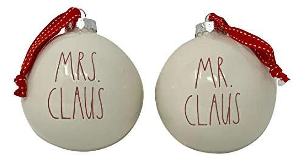 Rae Dunn By Magenta Set Of Two Mr Claus And Mrs Claus Christmas ...