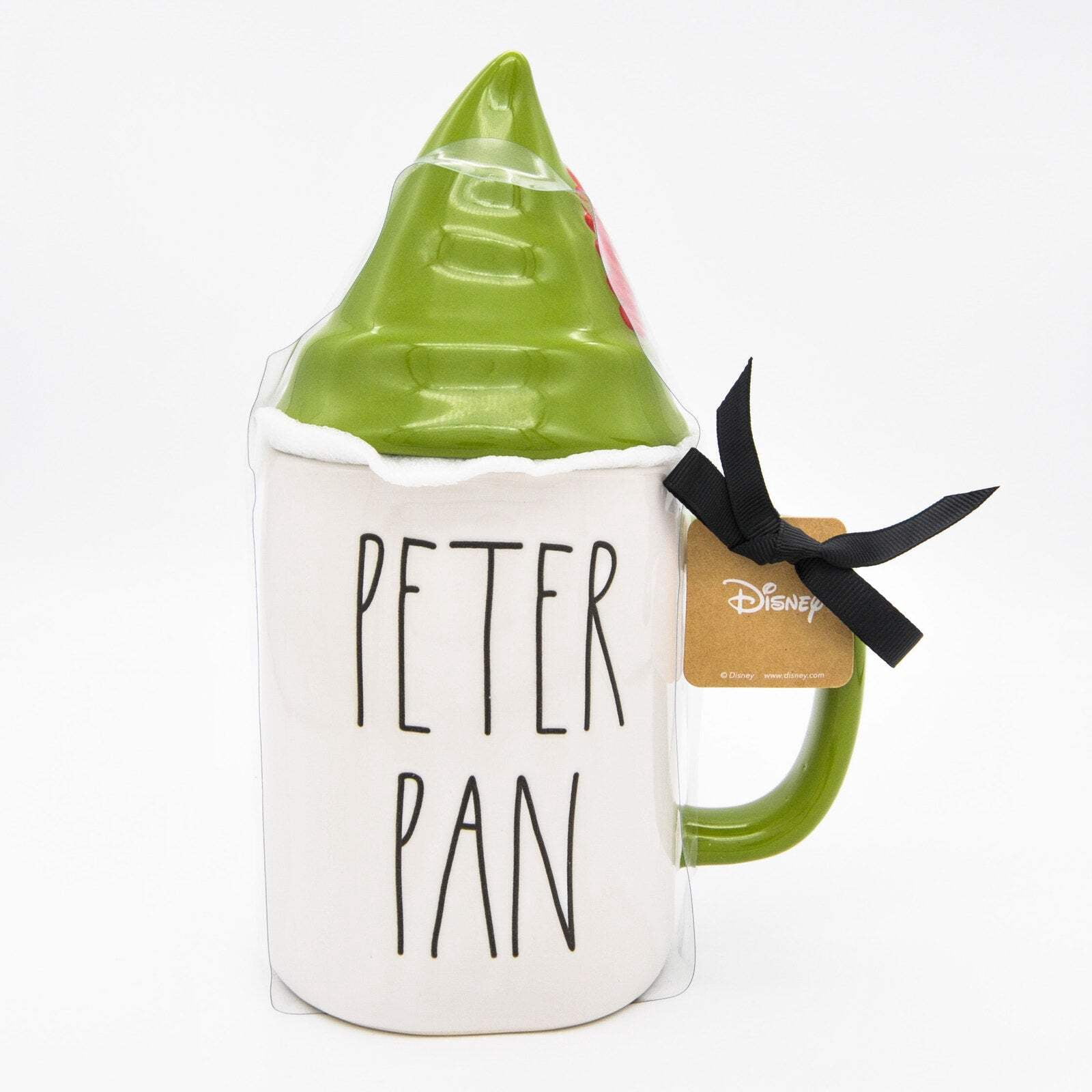 Rae Dunn Peter Pan Mug, 16oz Ceramic Coffee Cup with Peter Pan Hat ...