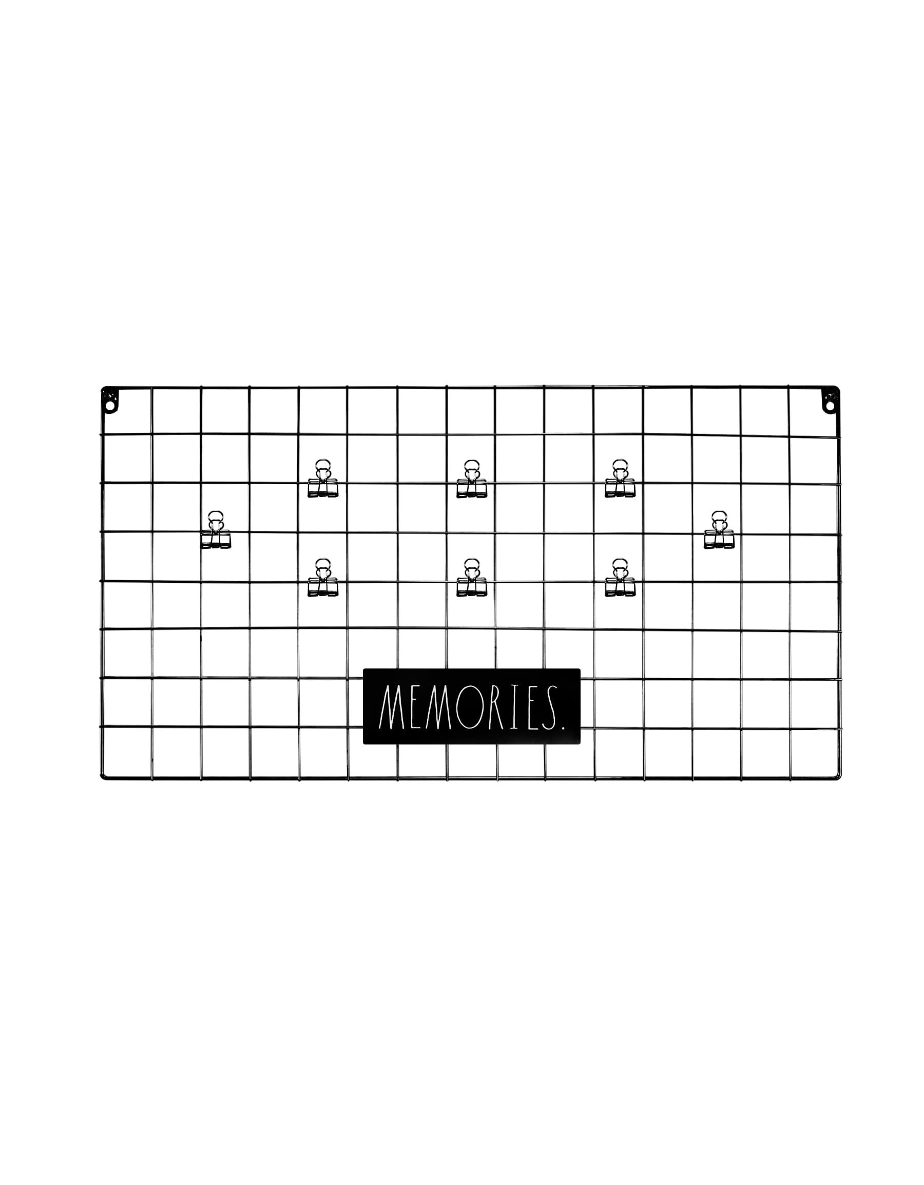 Rae Dunn Wire Wall Grid - Large Metal Grid Panel Organizer for Collage ...