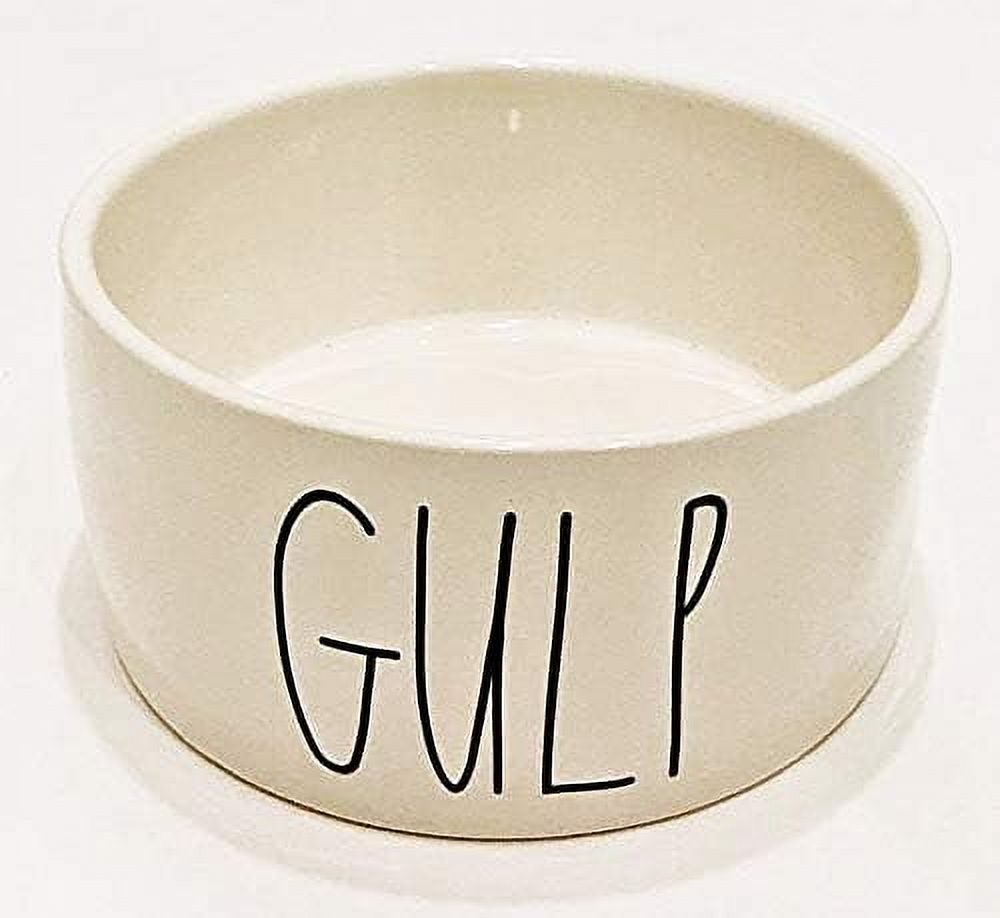 Rae Dunn by Magenta Ceramic 6" Diameter Dog Feeding Bowl | Gulp ...