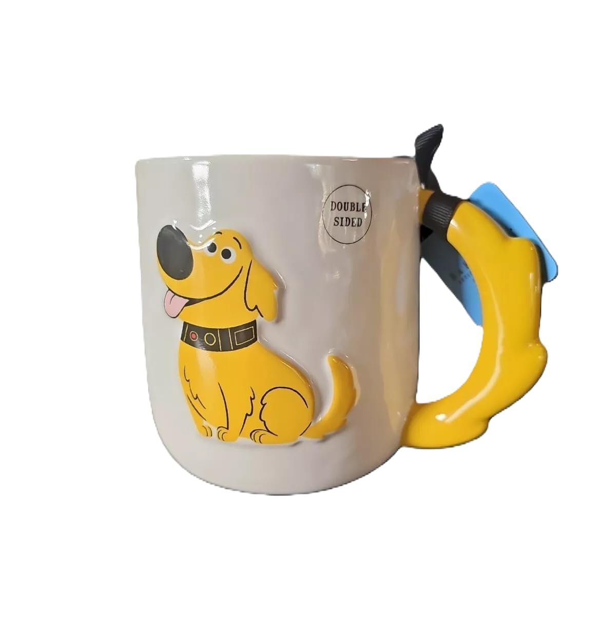 Rae Dunn x Disney Pixar UP Doug Squirrel Double-Sided Ceramic Coffee ...