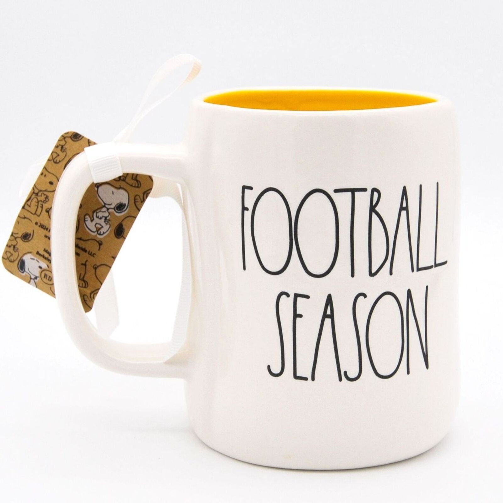 Rae Dunn x Peanuts Football Season Mug, 16oz Snoopy Charlie Brown Fall ...