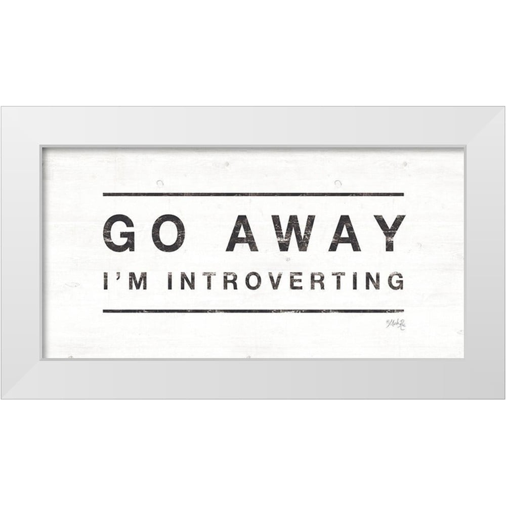 Rae, Maria 18x11 White Modern Wood Framed Museum Art Print Titled - Go ...