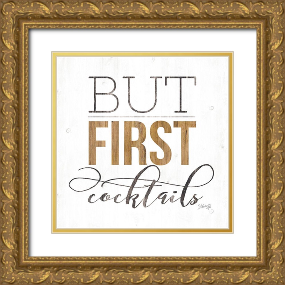 Rae, Maria 26x26 Gold Ornate Wood Framed with Double Matting Museum Art ...