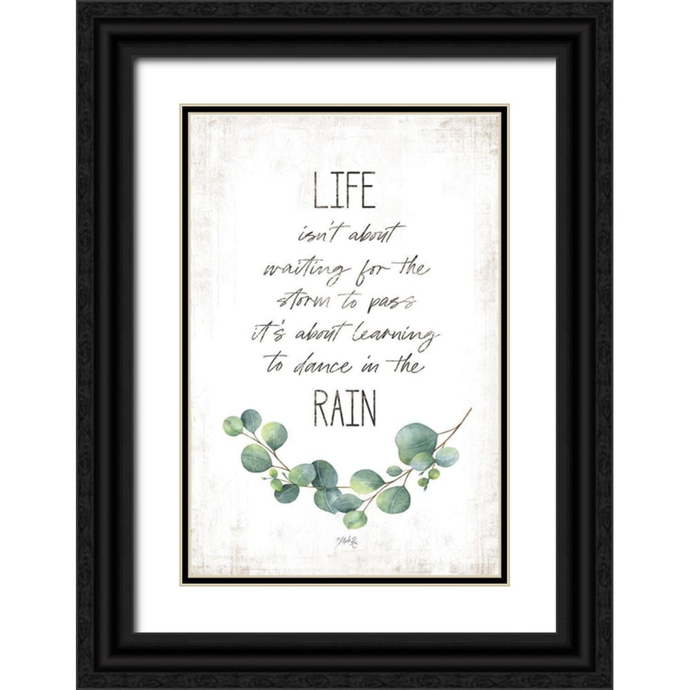 Rae, Marla 11x14 Black Ornate Wood Framed with Double Matting Museum ...