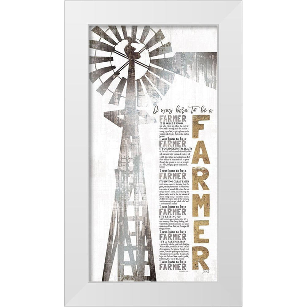 Rae, Marla 11x18 White Modern Wood Framed Museum Art Print Titled ...